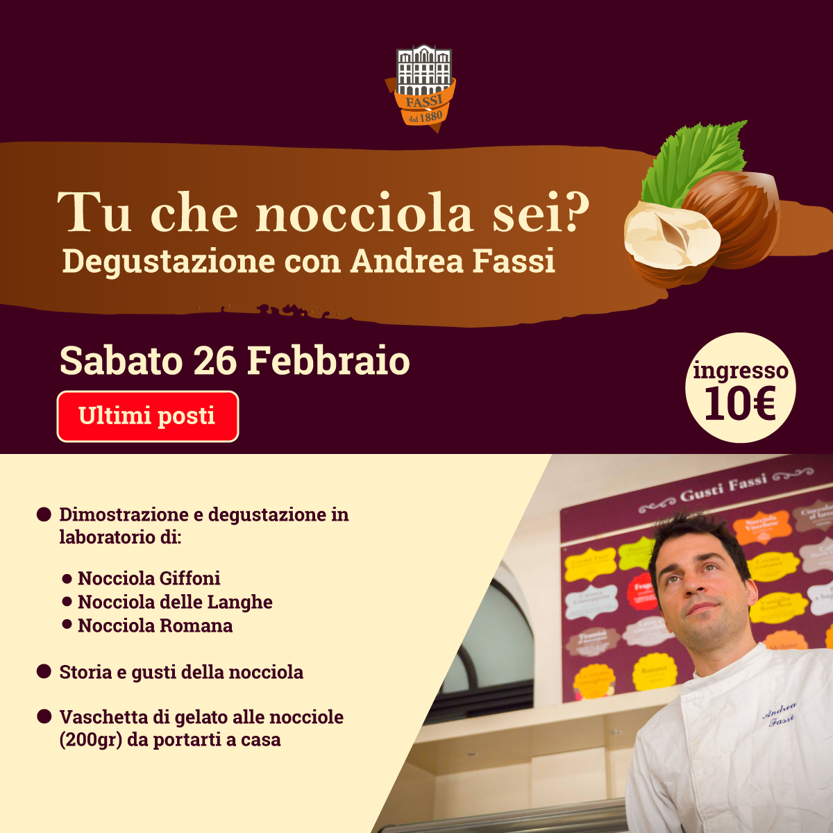 Tu che nocciola sei? - Gelateria Fassi | Dal 1880 la gelateria di Roma ...